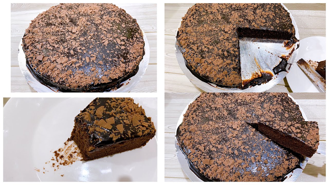 CHOCOLATE MOISE CAKE | CHOCOLATE CAKE EGGLESS RECIPE - YouTube