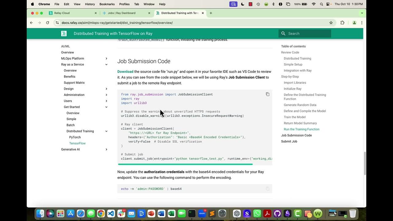 Distributed Training of a simple TensorFlow model using Ray and TensorFlow's MirroredStrategy ...