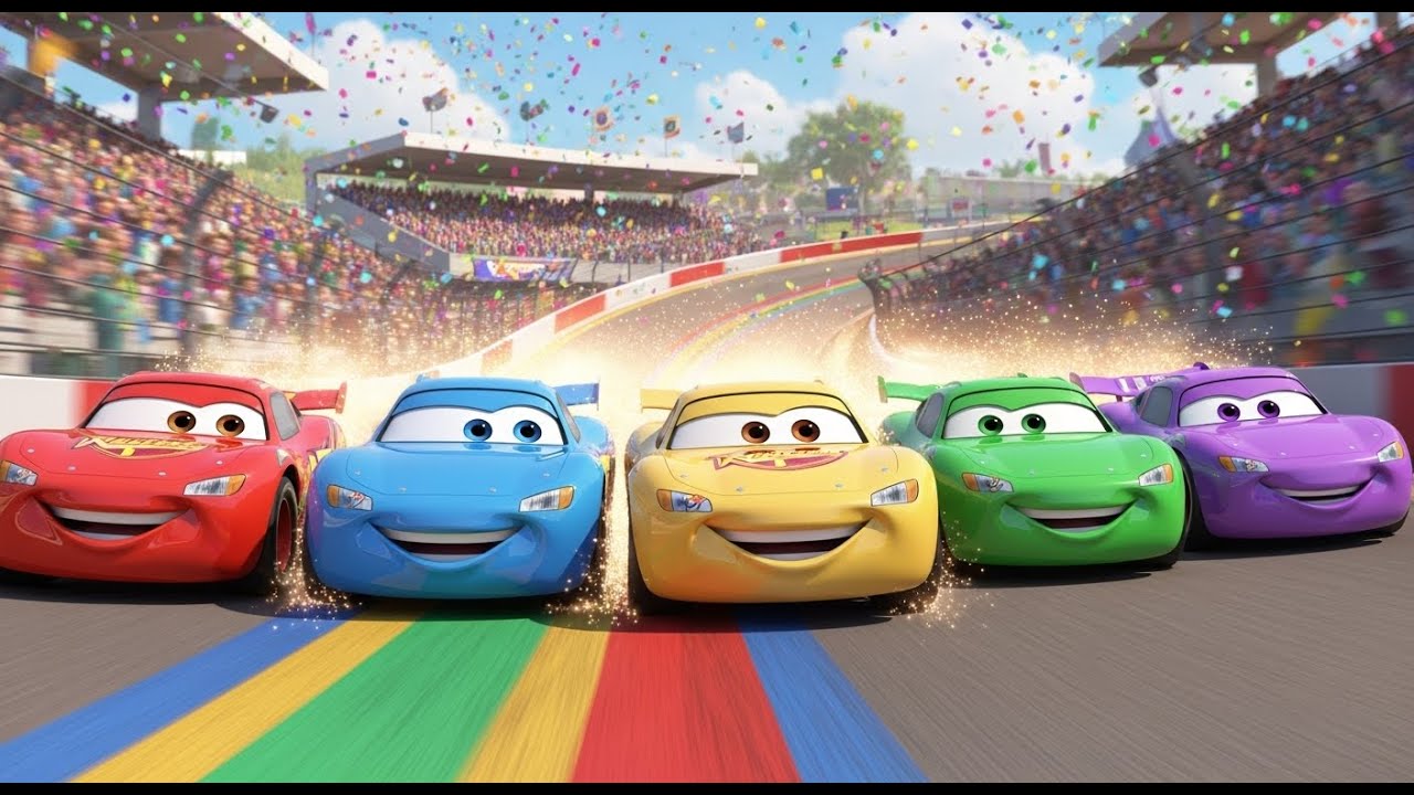 Counting Cars Zooming Fast 🚗💨 | Number Song for Kids | Learn Counting 1 ...