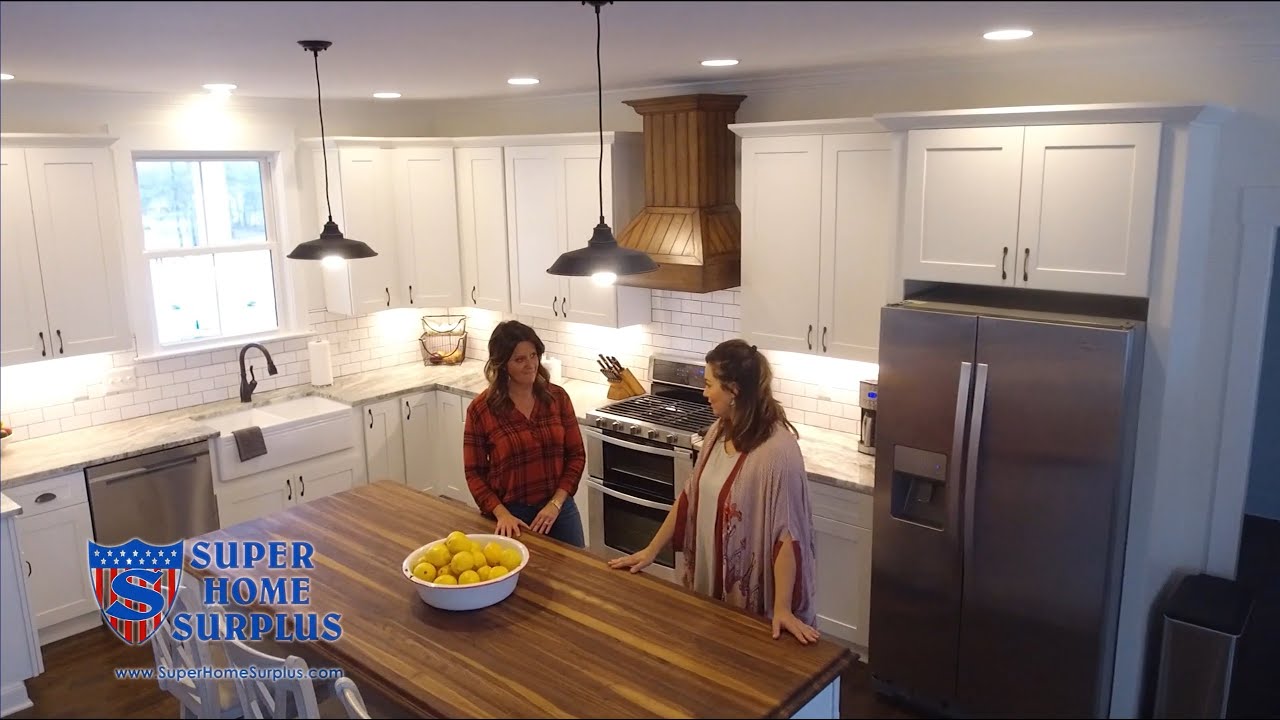 Rachel's Modern Farmhouse Renovation with Super Home Surplus - YouTube