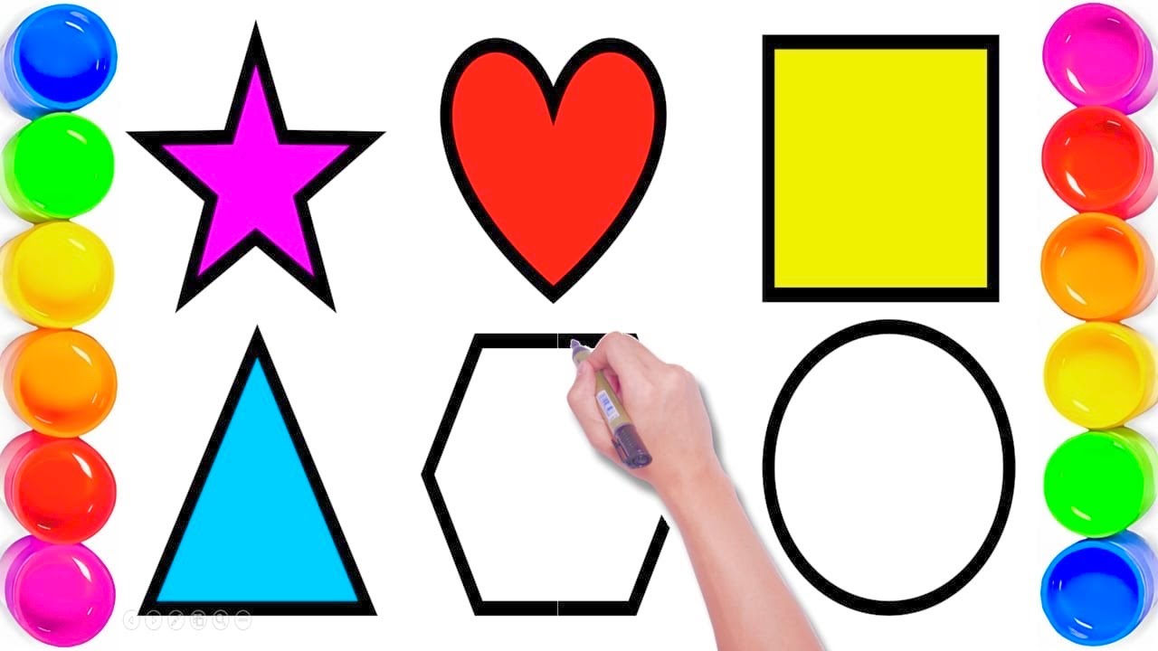 Shapes | Name of shapes | Geometri | Shapes for kids | learn shapes ...