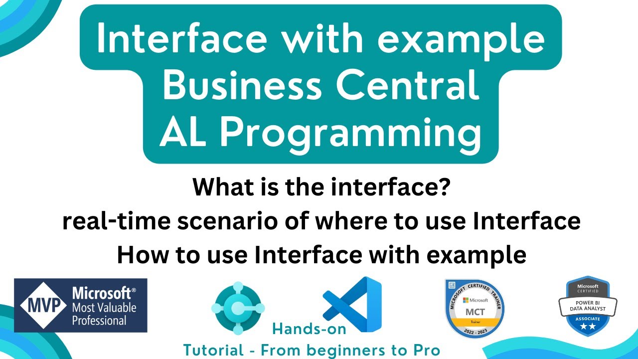 interface in business central business central tutorial with example ...