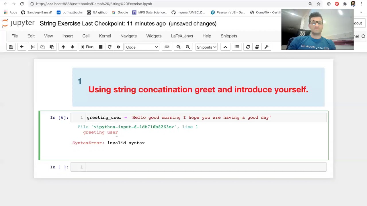 String exercise - YouTube