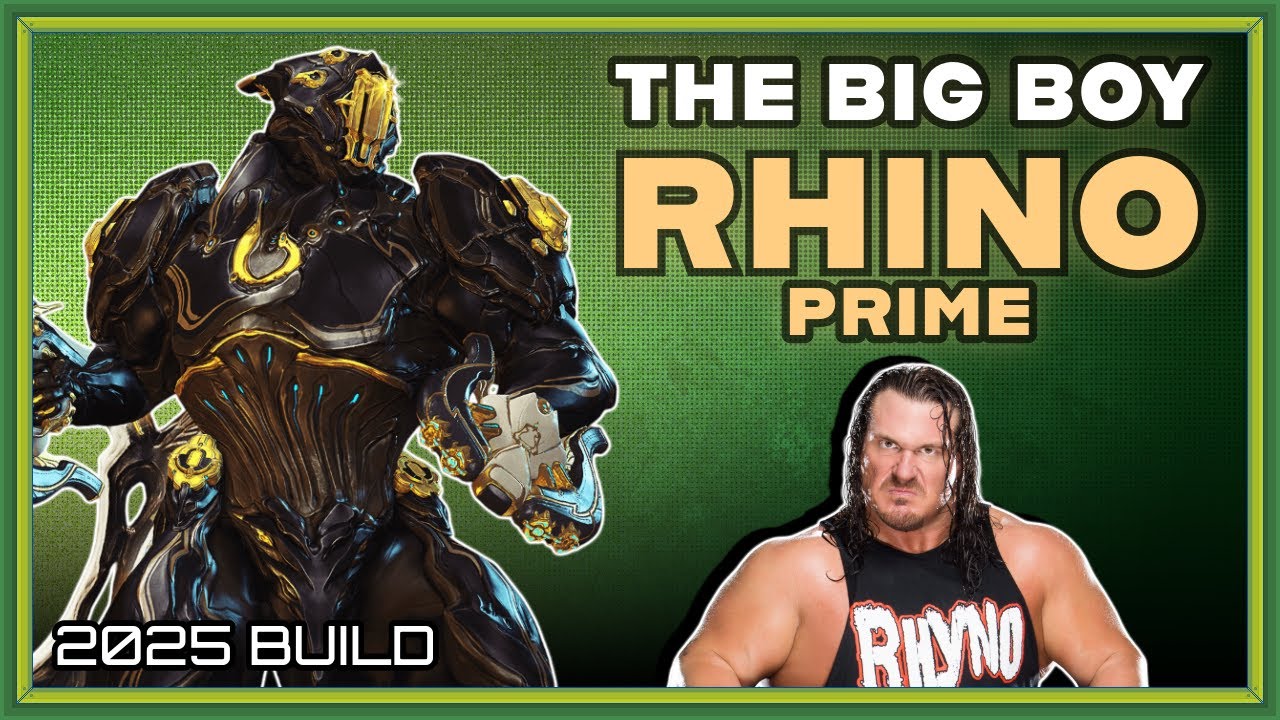 WARFRAME | RHINO PRIME POWER HOUSE BUILD GUIDE! 2025 BUILD - YouTube