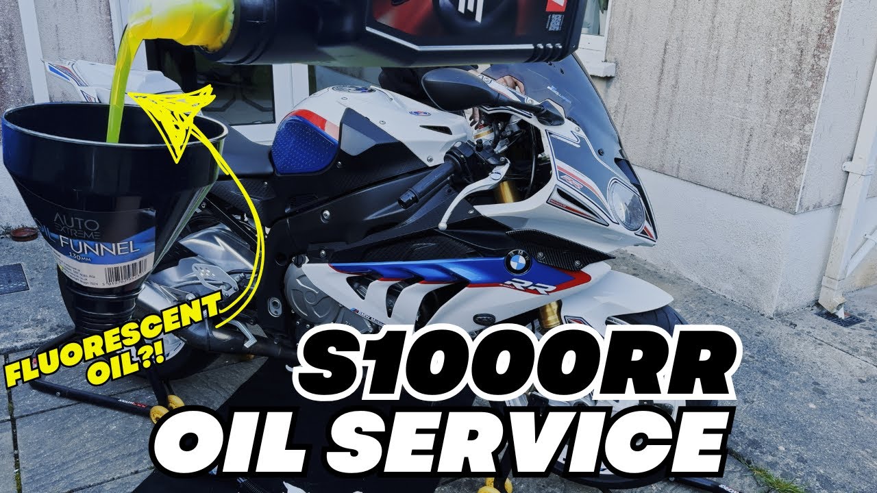 HOW TO: BMW S1000RR OIL CHANGE | MOTORCYCLE MAINTENANCE - YouTube