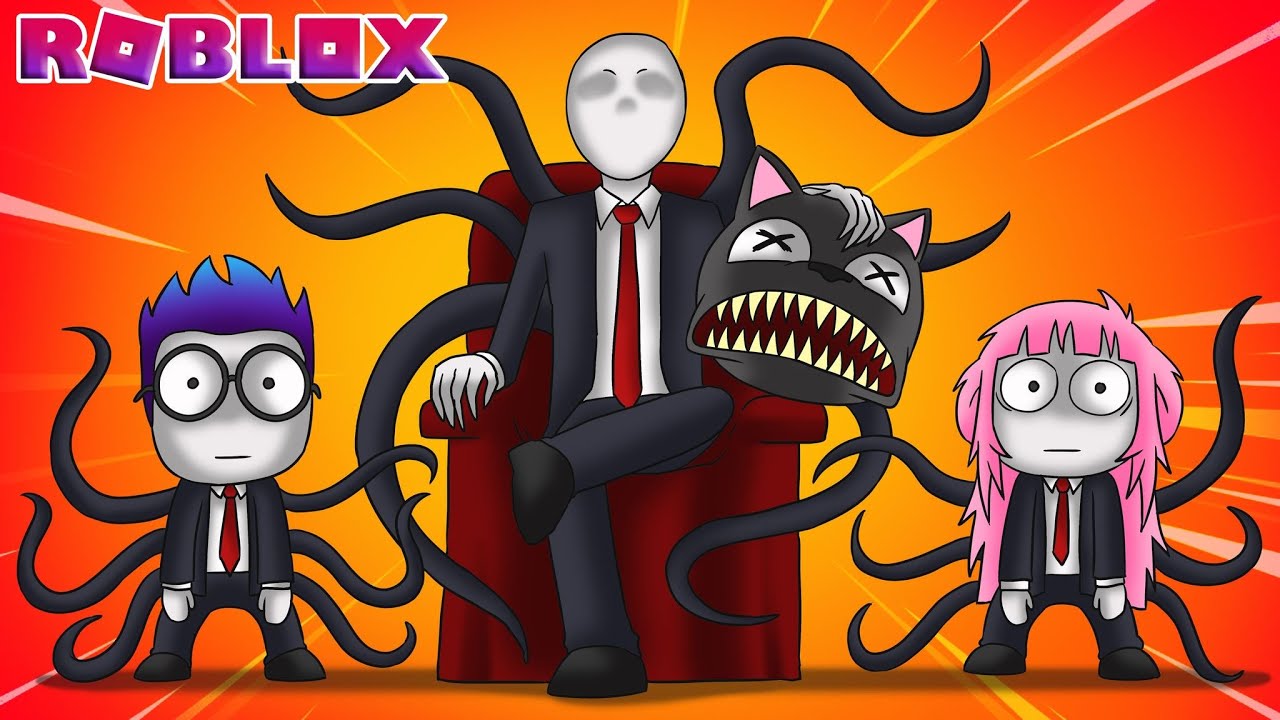 Miuuu dan Banana Menjadi Keluarga Slenderman - YouTube