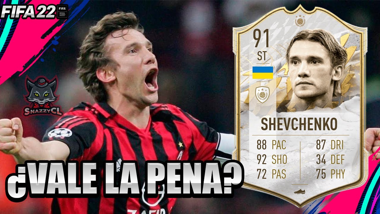 ANDRIY SHEVCHENKO 91 ICONO PRIME PLAYER REVIEW | ¿VALE LA PENA? | FIFA ...