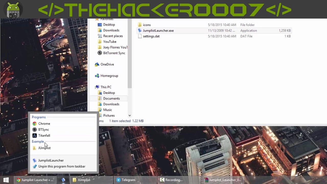 How to Create Custom Jump Lists on Windows 7/8 | JumpList Launcher ...