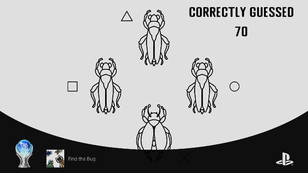 Find the Bug Platinum #1496 PS5 - YouTube