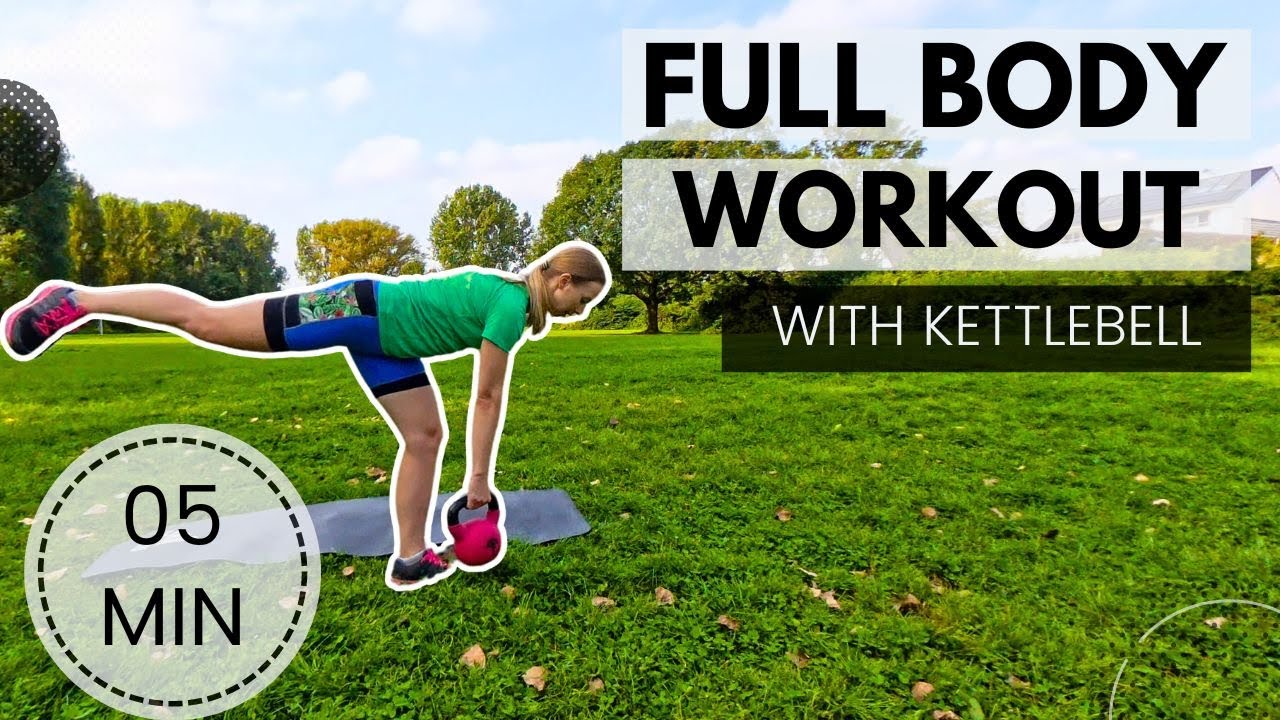 5 Minutes Full Body Kettlebell Workout for Strength and Balance - YouTube