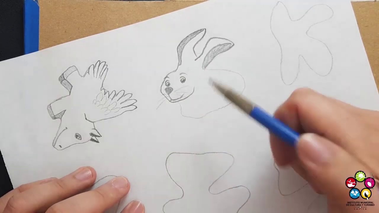 Dibujo con formas irregulares - YouTube