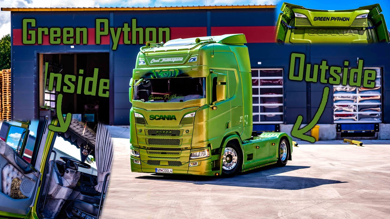 FULL WALKAROUND: Scania R500 'Green Python' // *Cool Transport* *Interior & Exterior* - YouTube