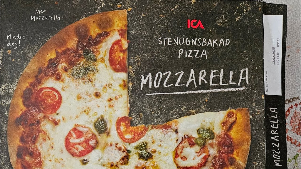 köpt Stengsbad pizza med mozzarella ost pizzan från ICA kvantum i ...