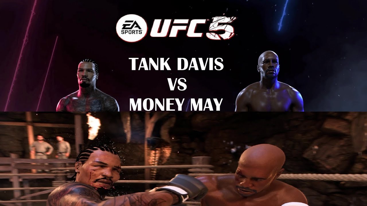 UFC 5 - GERVONTA TANK DAVIS VS FLOYD MONEY MAYWEATHER - STAND & BANG ...