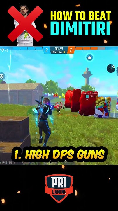 How To Counter DIMITRI Character? | Secret Tips and Tricks 🤔 #shorts #freefire | PRI GAMING ...