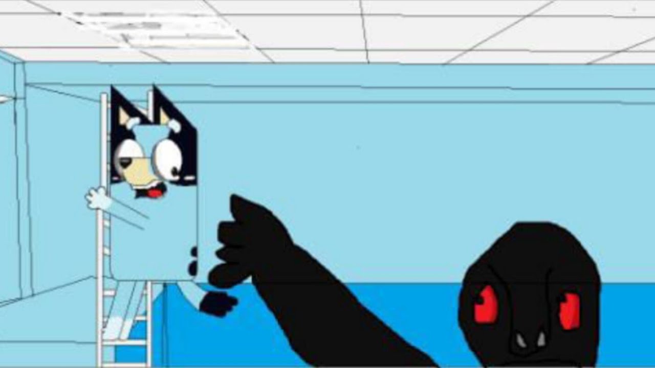 Ms paint art of Bluey - YouTube