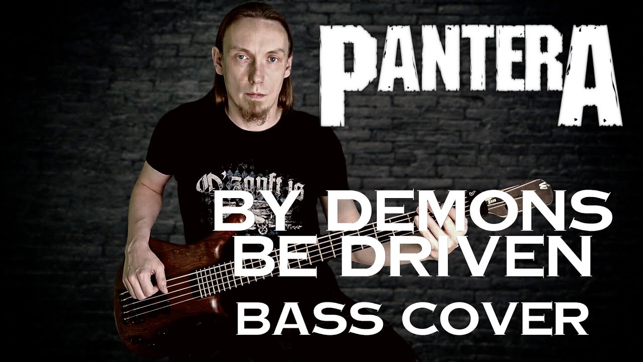 Pantera - By Demons be Driven (bass cover) - YouTube