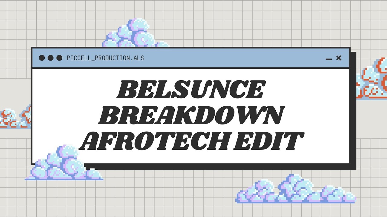 Belsunce Breakdown (Piccell Edit) [AFROTECH] - YouTube