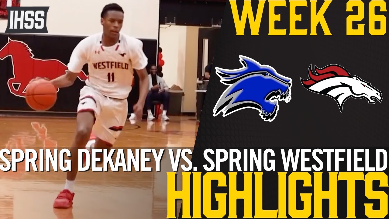 Spring Westfield vs Spring Dekaney: Mustangs Force District Title Tie ...
