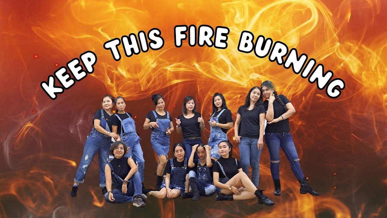 Keep This Fire Burning Line Dance - YouTube