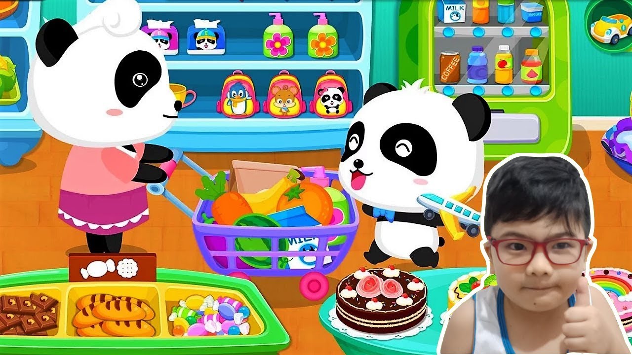 BABY PANDA'S SUPERMARKET | GAMEPLAY VIDEO | EDUCATIONAL GAMES FOR KIDS ...