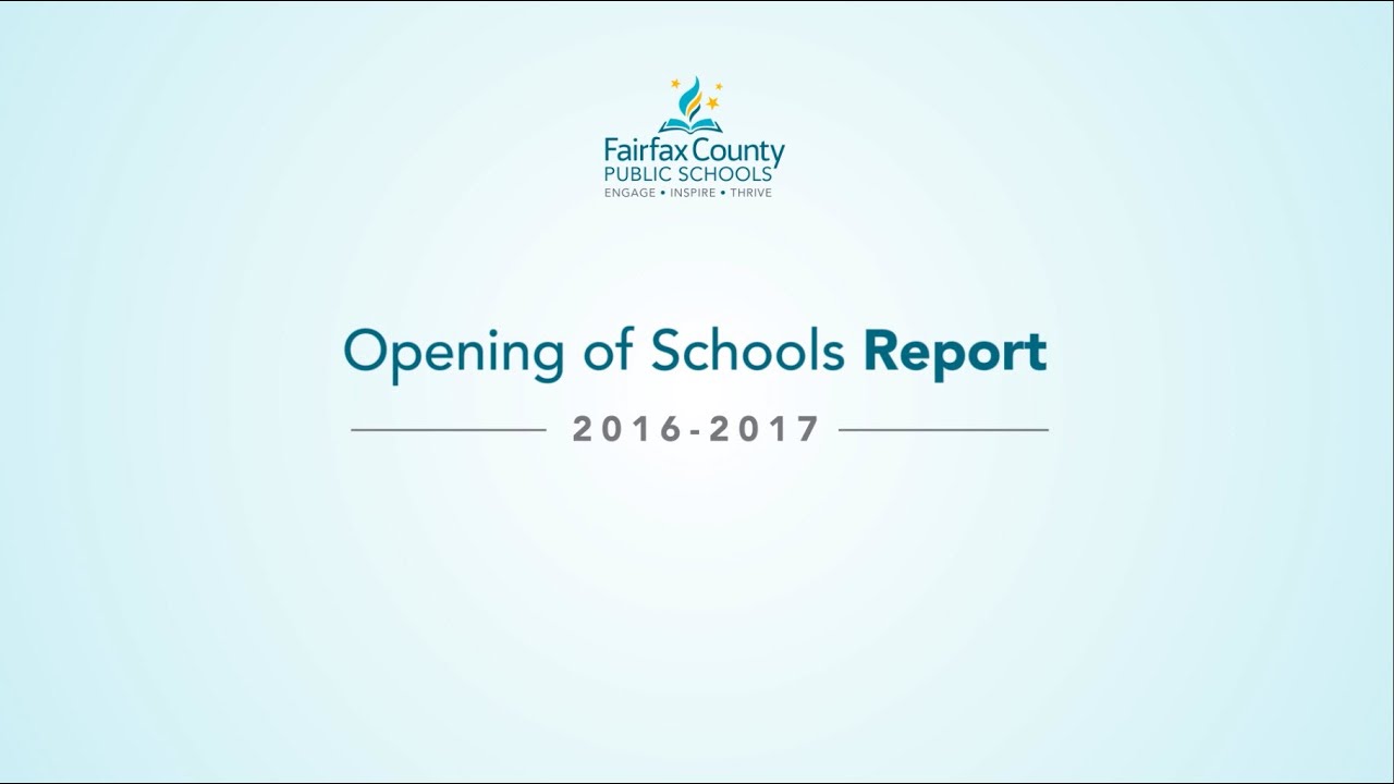 Opening of Schools Report 2016-17 - YouTube