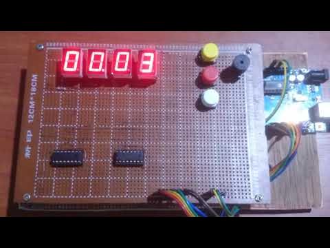 Arduino count down timer - YouTube