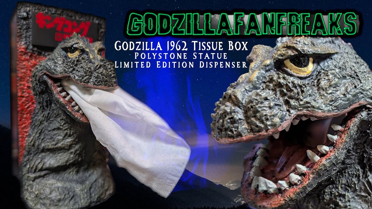 Godzilla 62 tissue box cover review - YouTube