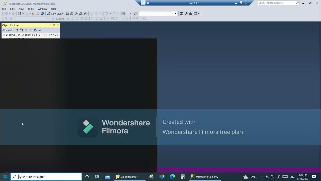 How to ingest metadata from a remote SQL server using datahub - YouTube