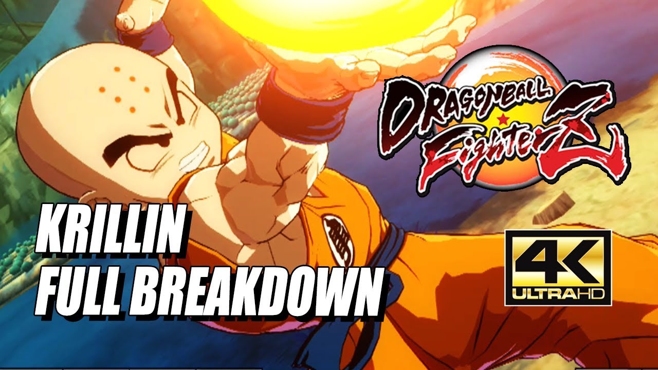 KRILLIN - Combos, Specials & Breakdown: DragonBall FighterZ (4K HD ...