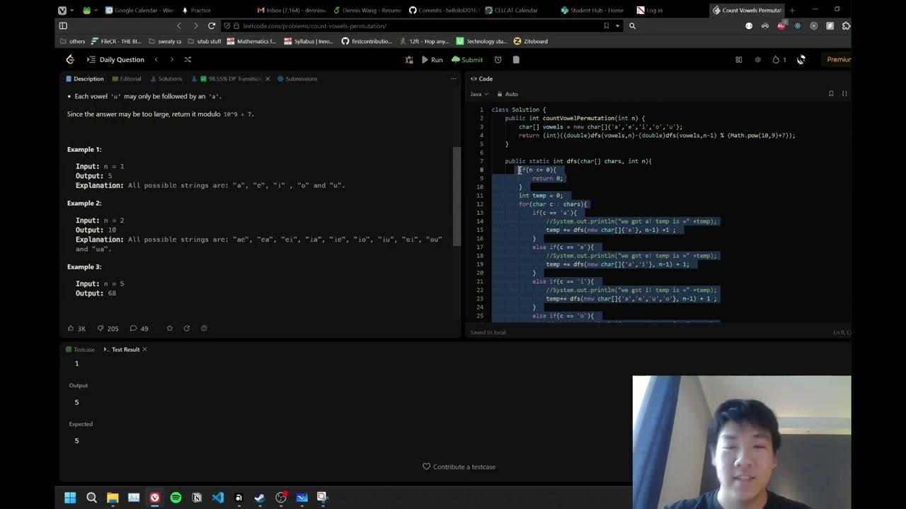 Leetcode Streak Day 2 Youtube