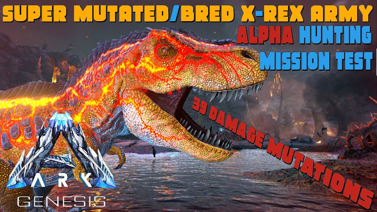 ARK: Genesis - Introducing The SUPER X-REX ARMY! Mutations & Cool ...
