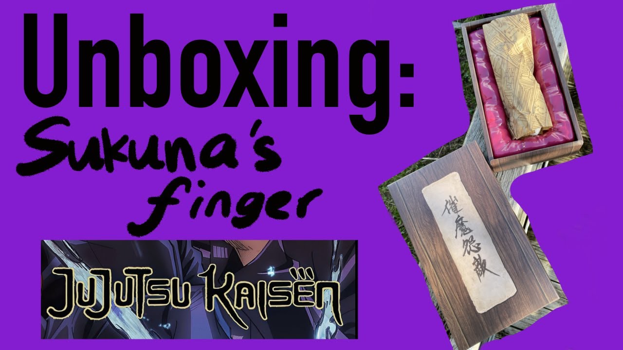Unboxing: Sukuna’s finger from Jujutsu Kaisen - YouTube