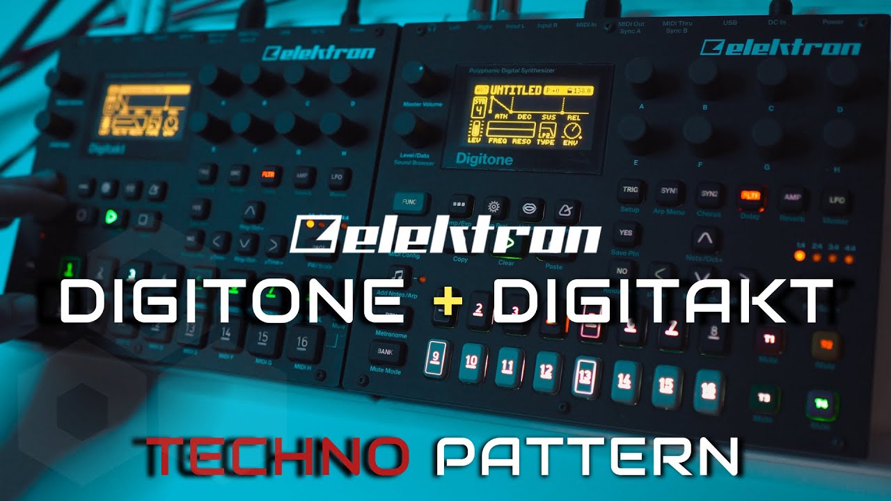 ELEKTRON DIGITONE + DIGITAKT TECHNO PATTERN (4K) - YouTube