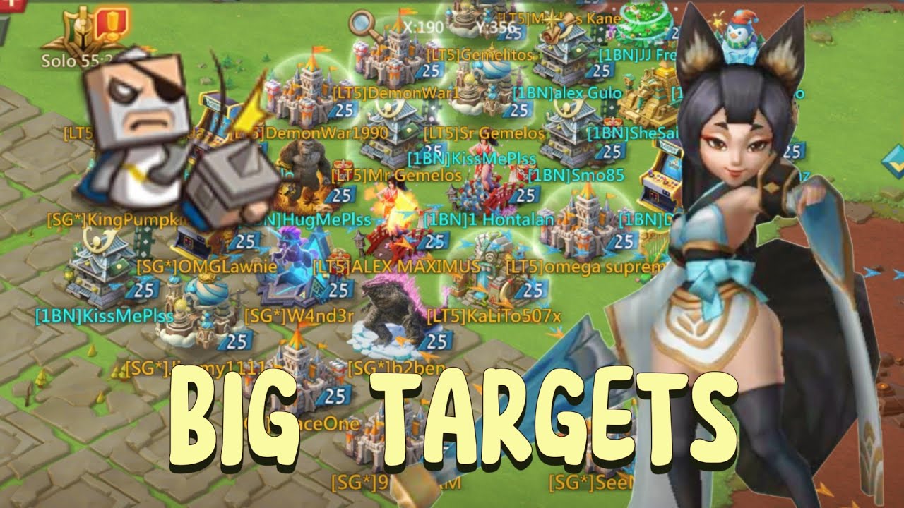 Lords Mobile || Rally with 800% STATS! || Zeroing Big Targets - YouTube
