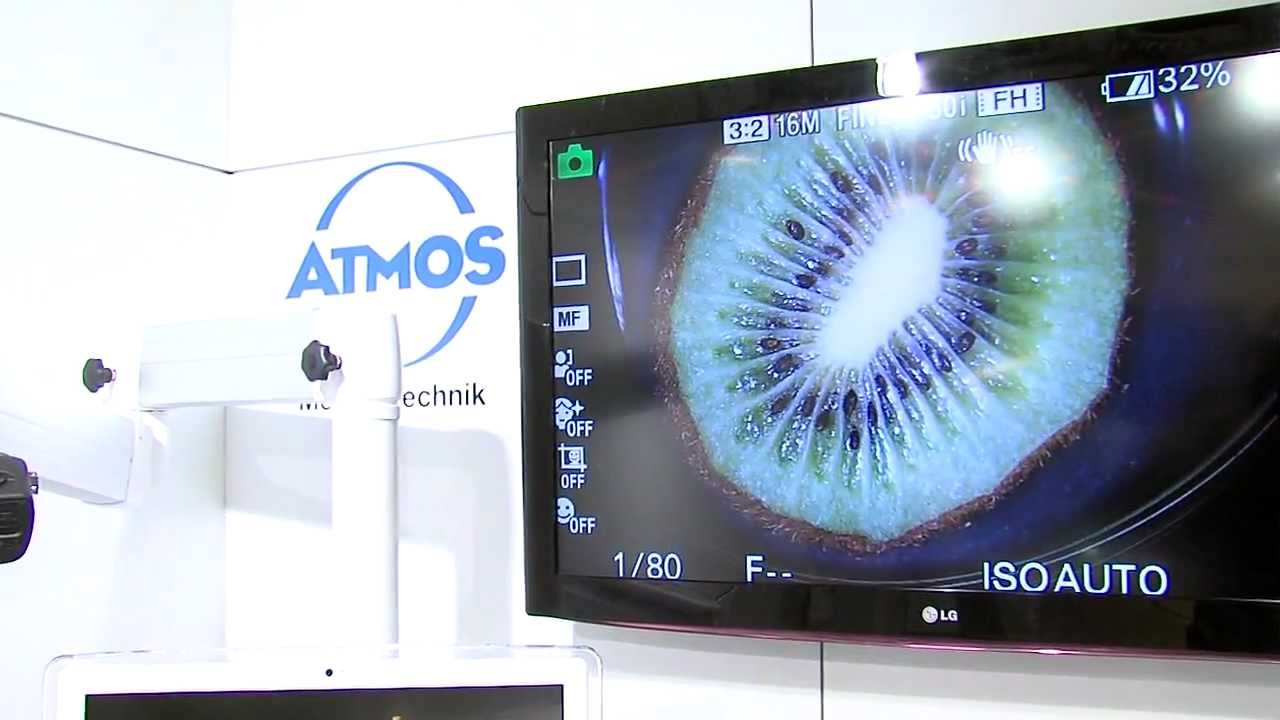 Dental Microscope ATMOS® i View Pro live at IDS in Cologne 2013 - YouTube
