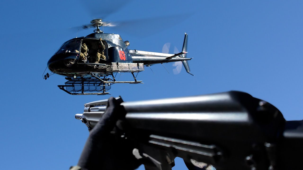 Helicopter Airsoft Warfare - YouTube