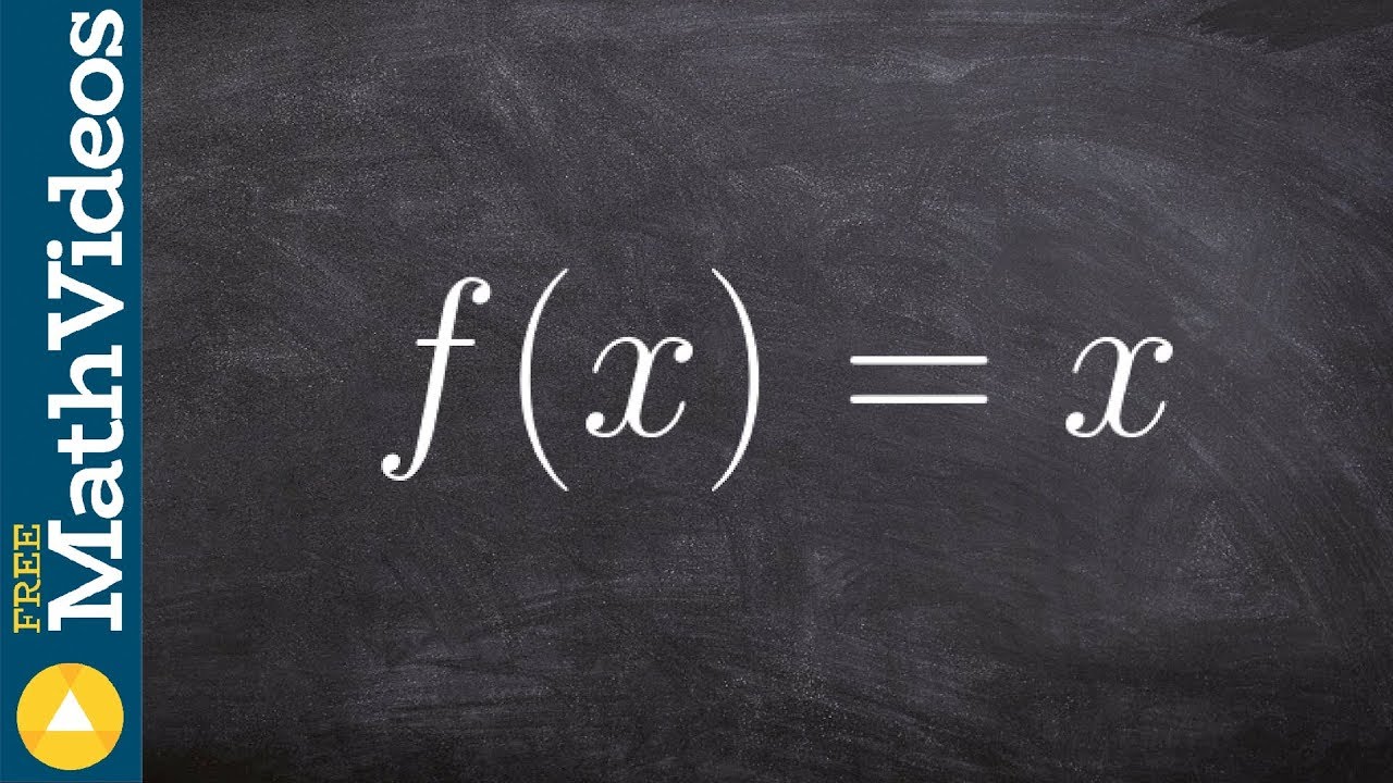 Use the difference quotient to find the derivative of x - YouTube