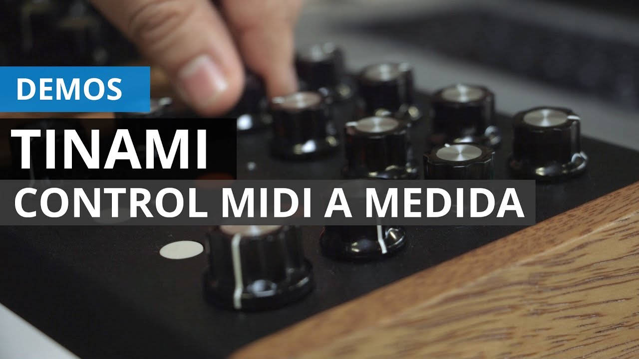 Tinami, controladores MIDI a medida - YouTube
