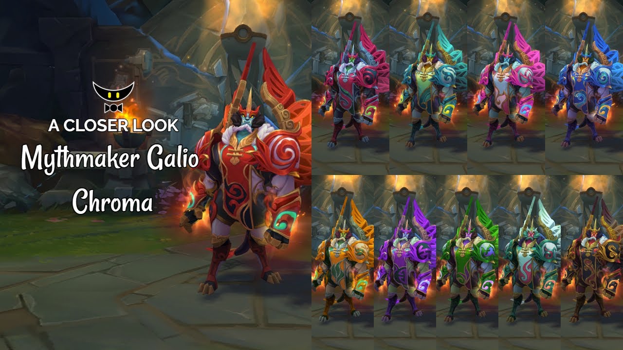 LoL skin 】 Galio Criador Mítico / League of Legends Galeria de Skin ...