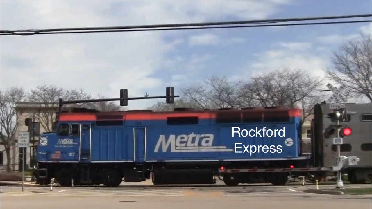 The Metra train to Rockford - YouTube