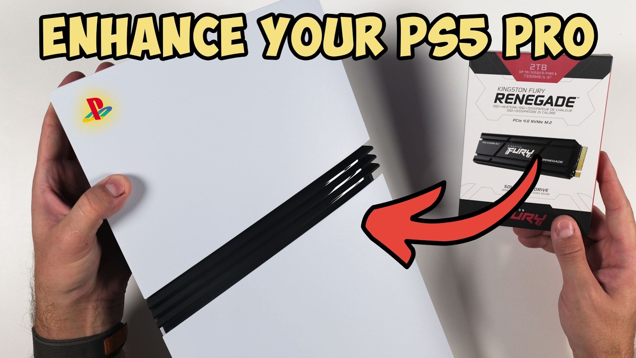 PS5 Pro: How To Install An M.2 SSD (And Customize Logo!) - YouTube