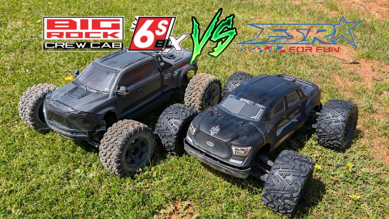 Arrma Big Rock 6s Vs FSR Tank Plus 6s - YouTube