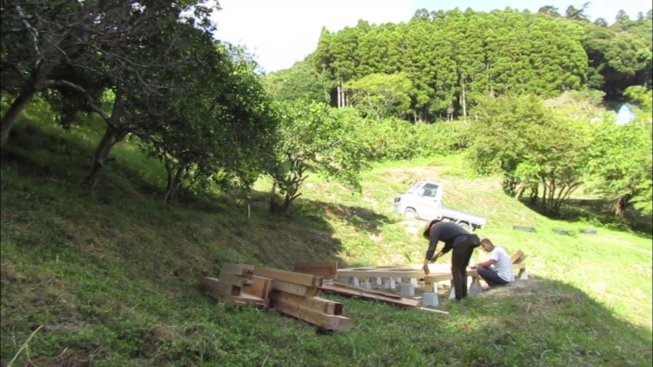 無線電波実験小屋の建設_③a建て方編 feat.和建築工房 ＠小さな地球Radio-Wave Experimental Hut ...