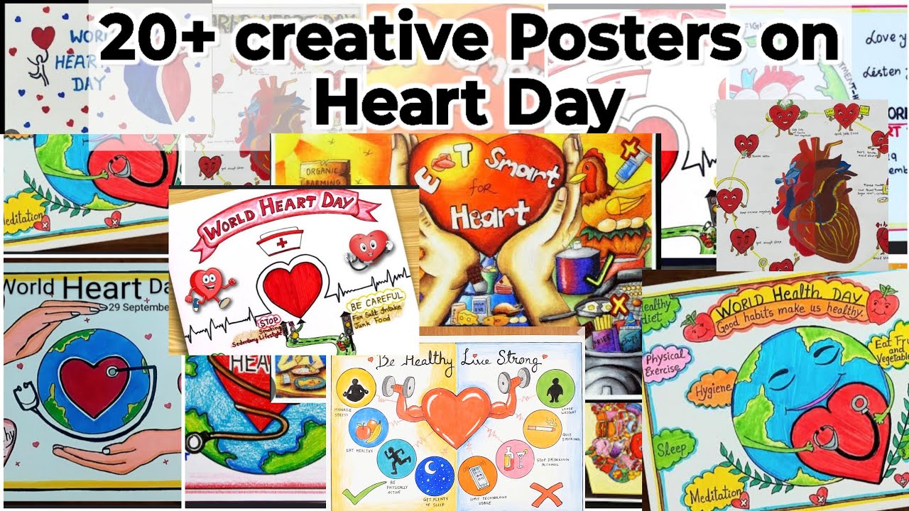 Amazing Posters on Heart ️ Day, Smart Heart posters 2024 - YouTube
