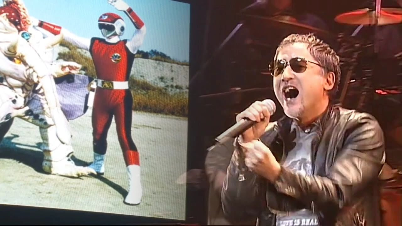 초신성 플래시맨 OP 키타하라 타쿠(北原拓) 슈퍼전대 10탄 Choushinsei FLASHMAN 오프닝 LIVE 지구방위대 ...