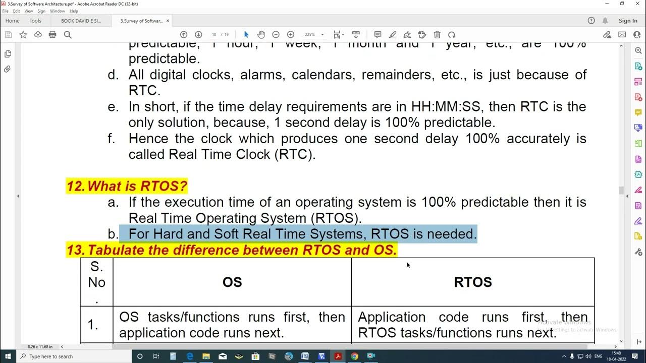 RTOS Introduction, Hard & Soft Real Time Systems, Differences between ...