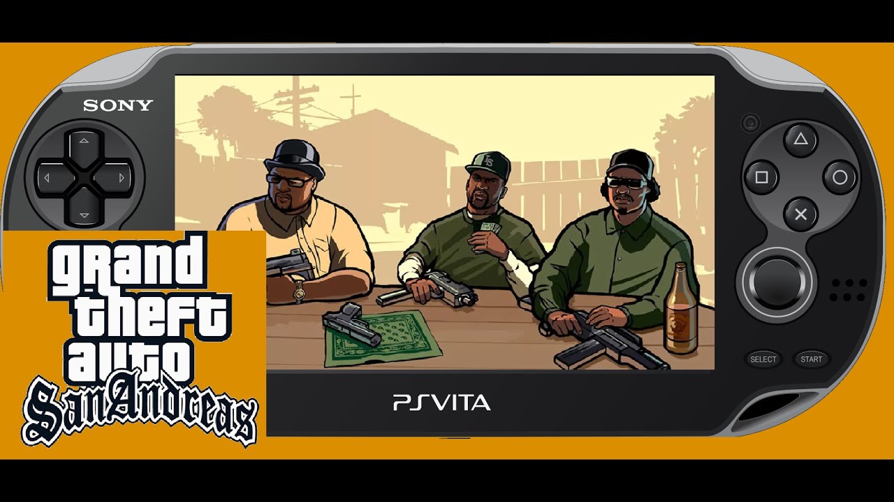 GTA San Andreas on the PS VITA - Lets take a first look - YouTube