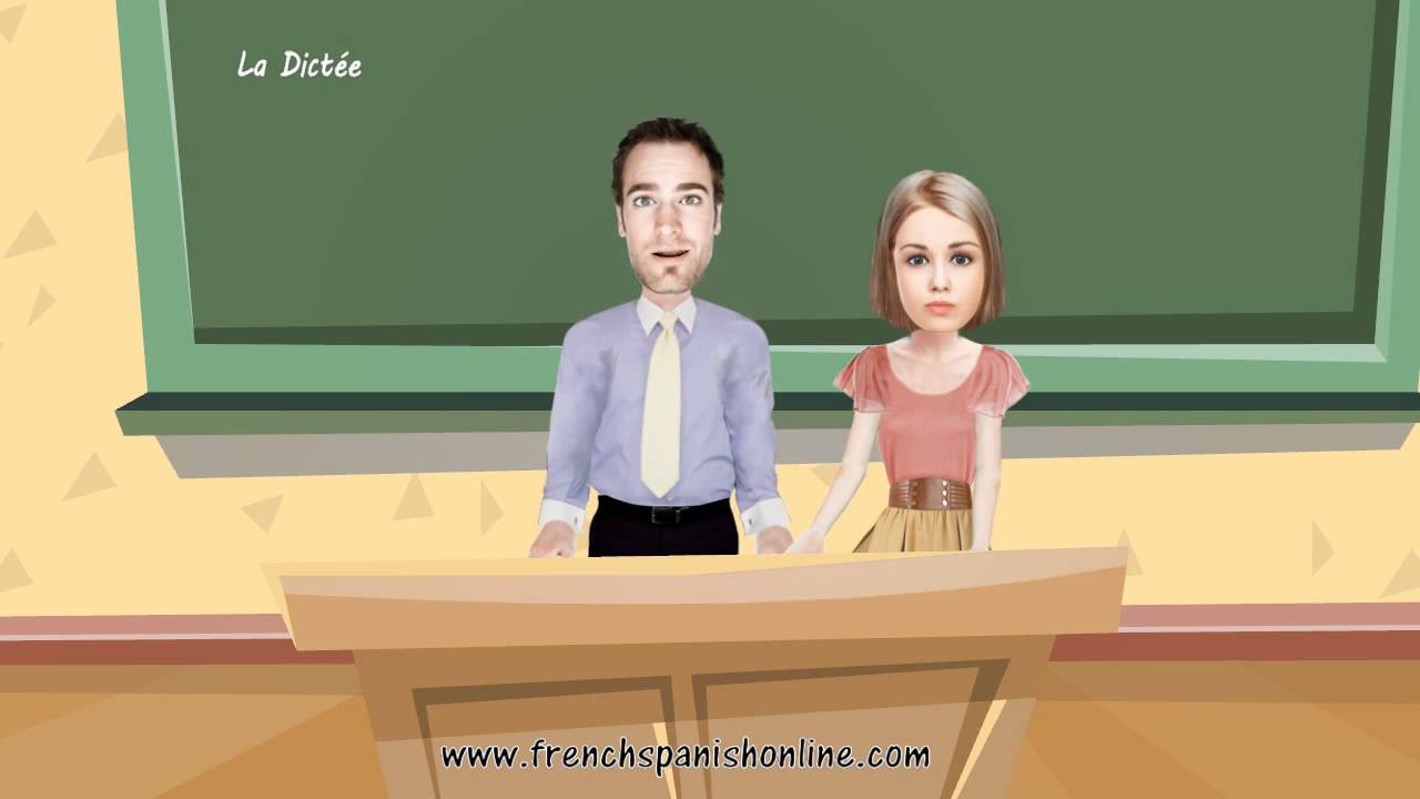 Dictation in French, French Dictation Beginners - YouTube