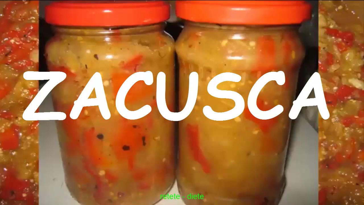 Zacusca traditionala, reteta veche si simpla - YouTube